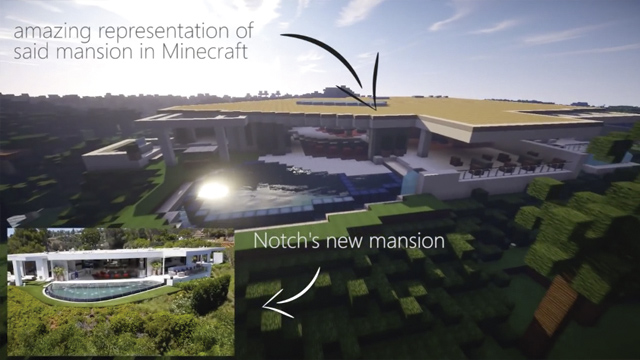 Recrean la nueva mansión de Notch en Minecraft - Código Espagueti