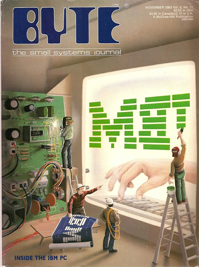 Vestigios de otra época: las maravillosas portadas de la revista Byte ...