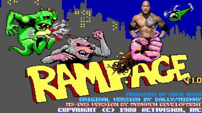 The Rock salvará al mundo en el nuevo tráiler de Rampage