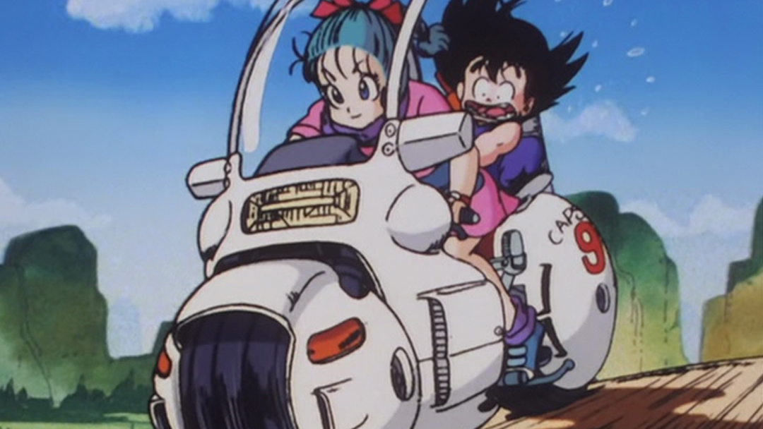 La replica de la moto de Bulma en Dragon Ball funcional