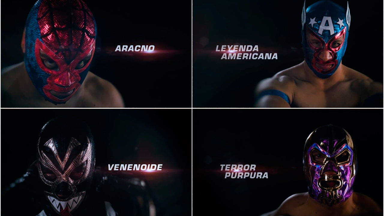 Marvel hace su debut en la lucha libre mexicana con cuatro luchadores