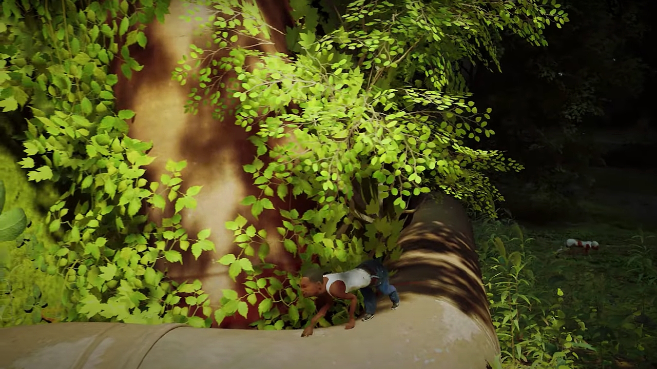 Por?! Bizarro mod cambia al gatito de Stray por CJ de GTA San Andreas ...