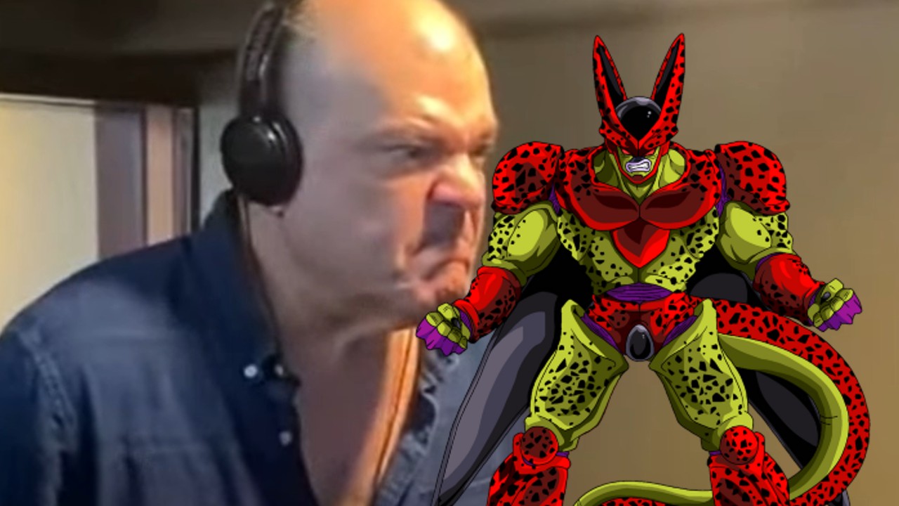 Así se ve Ricardo Brust grabando la voz de Cell Max en Dragon Ball ...