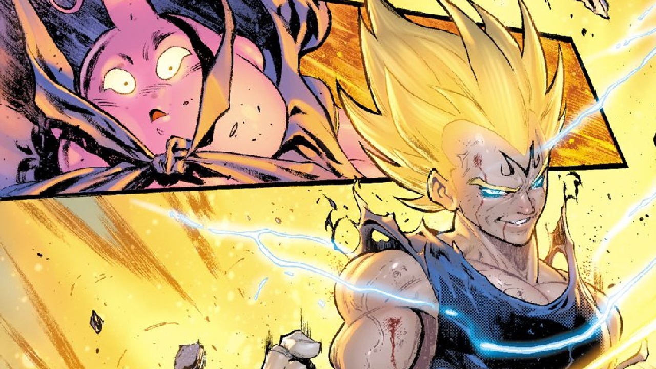 Majin Vegeta podría ser un villano de Marvel en este fanart realizado ...