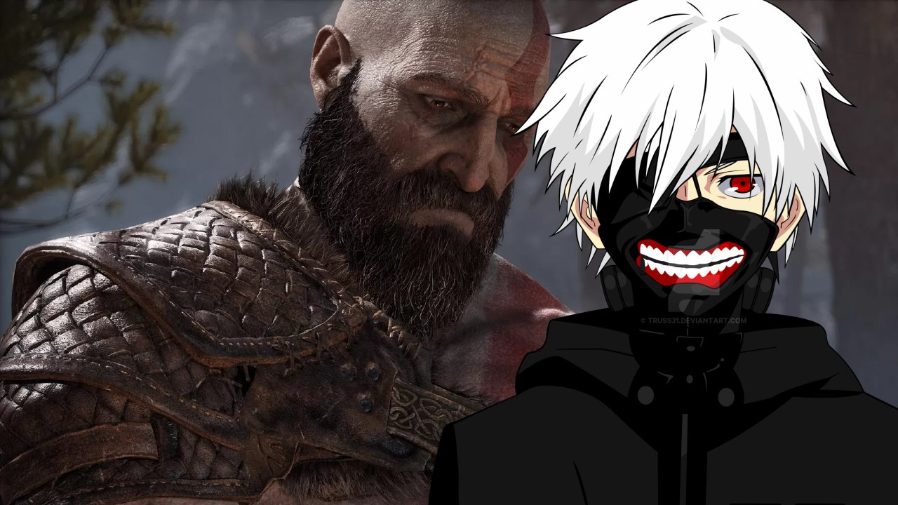 Así es la ilustración hecha por el autor Tokyo Ghoul sobre God of War ...